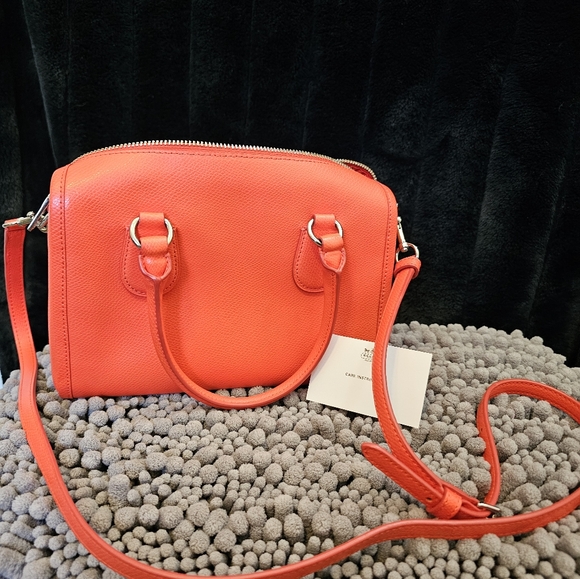 Coach | Bags | Coach Mini Satchelcrossbody Bennet In Coral Nwot ...